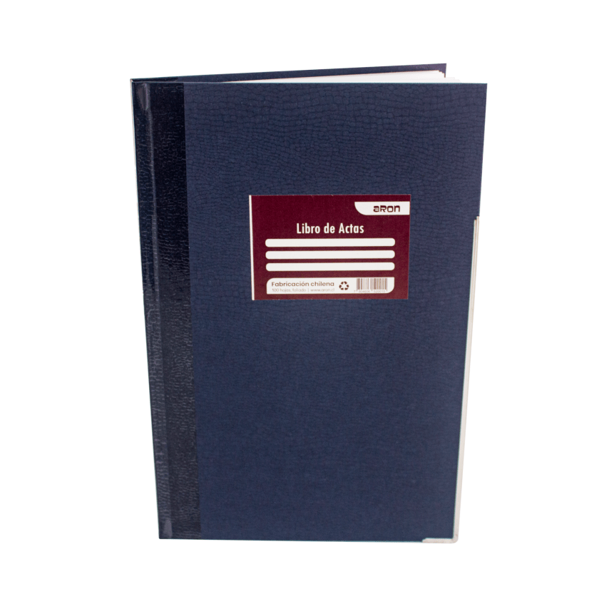 Libro Actas Con Folio Aron Lineal 100 Hojas
