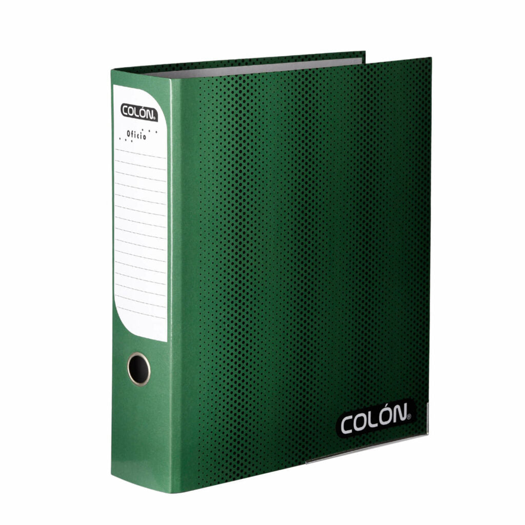 ARCH. COLON OFICIO ANCHO COLORES VERDE